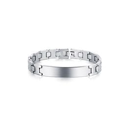Gliederarmband Firetti "Schmuck Geschenk Classic Steel", silber (edelstahlfarben), Armb&auml;nder, Herren, 21cm, Edelstahl, Gliederarmband