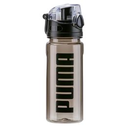 Trinkflasche Puma "TR SPORTSTYLE WATERBOTTLE", braun (Puma schwarz), Trinkflaschen Trinkflasche, auslaufsicher, mit Klappdeckel, f&uuml;r Fitness und Training