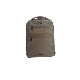 Cityrucksack DISCOVERY "Downtown", Gr. B/H/T: 32cm, khaki, Kunstfaser, Rucks&auml;cke Cityrucksack, mit integrierter RFID-Tasche