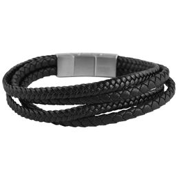 Adelia&acute;s Armband ADELIA&acute;S "Unisex Armband &ndash; Lederarmband aus Leder 22+1 cm", schwarz, Armb&auml;nder, Damen, 23cm, Leder, Armband, Zum Verschenken &ndash; ideal zum Muttertag