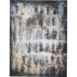Leinwandbild KARE DESIGN "Leinwandbild Shadows Grau 90x120cm", grau (farbe bild(er): grau), B:120cm H:90cm T:5cm, Bilder, Leinwandbild
