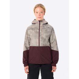 Vaude Outdoorjacke 'Loamer' Damen Gr&ouml;&szlig;e XS hellgrau / burgunder