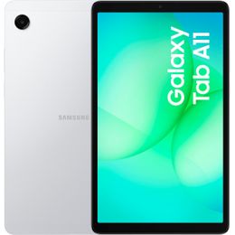 Samsung Tablet "Galaxy Tab A11", Energieeffizienz: D (A-G), silber, 128 GB,mit eSIM, Tablets_EBookReader
