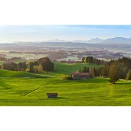 Vliestapete Komar "Digitaldruck Vlies - Paradiesisches Bayern - Gr&ouml;&szlig;e 450 x 280 cm", bunt, B:450m L:280m, Vlies, Tapeten, Wohnzimmer, Schlafzimmer