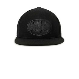 Baseball Cap logoshirt "DC Batman Logo", Herren, schwarz, 100% Baumwolle, unifarben, Caps, mit 3D-Relief-Effekt-Stickerei