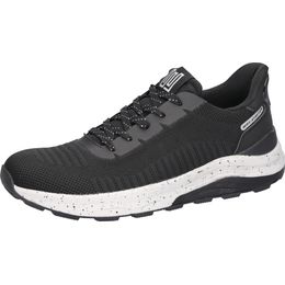 Waldl&auml;ufer Sneaker WALDL&Auml;UFER "H-CARL", Herren, Gr. 10 (44,5), schwarz, Synthetik, Textil, unifarben, Schuhe Sneaker, Freizeitschuh, Halbschuh, Schn&uuml;rschuh in veganer Verarbeitung, H-Weite