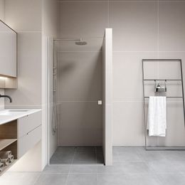 Dusch-Dreht&uuml;r MARWELL "YORK II", wei&szlig;, neutral, B:90cm H:190cm, Duscht&uuml;ren, seitenverkehrt aufbaubar, hochwertige Aluminiumprofile