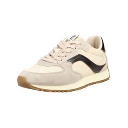 Sneaker Gant "Gant Sneaker Veloursleder/Textil", Herren, Gr. 37, beige, braun, Textil, Veloursleder, Schuhe Sneaker