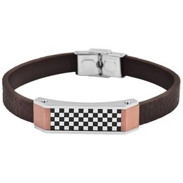 Adelia&acute;s Armband ADELIA&acute;S "Unisex Armband aus Leder 23 cm", schwarz, Armb&auml;nder, Damen, 23cm, Leder, Armband, Zum Verschenken &ndash; ideal zum einfach so