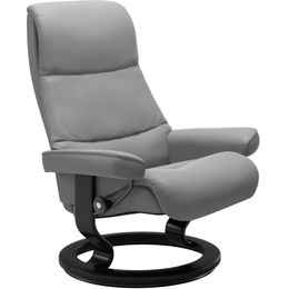 Relaxsessel stressless "View", grau (wild dove batick), B:78cm H:105cm T:78cm, Leder BATICK: BATICK ist ein leicht korrigiertes, durchgef&auml;rbtes und genarbtes M&ouml;belleder, bei dem die meisten Unebenheiten und Spuren in der Regel entfernt wurden.;Leder PALOMA: PALOMA ist ein durchgef&auml;rbtes Semianilin-M&ouml;belleder mit nat&uuml;rlicher Narbung.;ROHLEDER Stoff Q2 FARON: Ein fester zuverl&auml;ssiger Boucl&eacute; mit eine