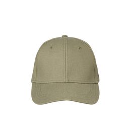 Jack & Jones Baseball Cap JACK & JONES "JACBASE LOUIS LINEN BLEND CAP SN", Herren, dusty olive, Web, Materialmix, unifarben, Caps, mit Branding