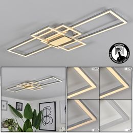 hofstein Longos Deckenleuchte LED Aluminium, 1-flammig