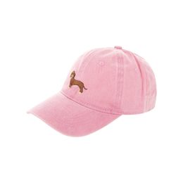Baseball Cap Zwillingsherz "Dackel", Herren, pink, Obermaterial: 100% Baumwolle, Caps, Dackelmotiv gestickt, moderner Vintage Look