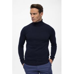 Rollkragenpullover FELIX HARDY "Rollkragenpullover", Herren, Gr. XXL, navy, 100% Baumwolle, Pullover Rollkragenpullover