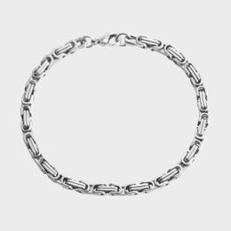 Adelia&acute;s Gliederarmband ADELIA&acute;S "Unisex Armband &ndash; Gliederarmband aus Edelstahl 22 cm", silber, Armb&auml;nder, Damen, 22cm, Edelstahl, Gliederarmband, Ideal zum Verschenken &ndash; schlicht und stilvoll