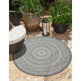 Teppich the carpet "Mistra", grau, H:1mm &Oslash;:120cm, Polypropylen, Teppiche, Teppich
