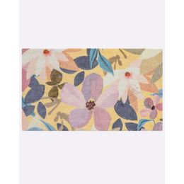 Fu&szlig;matte Gr. 1, beige (beige, ros&eacute;), B:50cm H:7mm L:70cm, Kunstfaser, Polyamid, Teppiche, Fu&szlig;matte