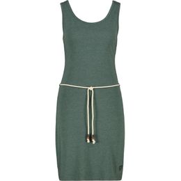 alife and kickin Sommerkleid ALIFE & KICKIN "Damen JenniferAK A Sommerkleid, Kleid", Damen, Gr. XL, Normalgr&ouml;&szlig;en, gr&uuml;n (sage leaf melange), 60% Baumwolle, 40% Polyester, Kleider Sommerkleid