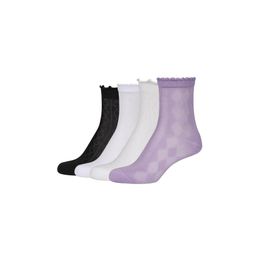 Socken Camano, Damen, Gr. 35-38, pastel lila, Baumwollmischung, Socken Socken