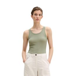 Marc O'Polo T-Shirt MARC O'POLO "aus Bio-Baumwoll-Modal-Jersey", Damen, Gr. L, fresh sage, Obermaterial: 50% Modal, 50% Baumwolle, unifarben, slim fit, Rundhals, Shirts T-Shirt