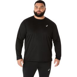 Laufshirt asics "asics CORE LS TOP", Herren, Gr. XXL, schwarz (performance schwarz), Obermaterial: 100% Polyester, Shirts Laufshirt