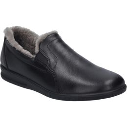 Hausschuh Josef Seibel "Belfort 67, schwarz", Herren, Gr. 40, schwarz, Obermaterial: 100% Rindsleder Leather cow., Schuhe Hausschuh