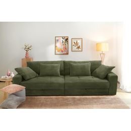 Jockenh&ouml;fer Big-Sofa JOCKENH&Ouml;FER GRUPPE "Space XL, B: 284 cm", gr&uuml;n 426, 03, B:284cm T:113cm, Korpus: 100% Polyester;Kissen: 100% Polyester, Sofas, Big-Sofa, Mega-Sofa mit Bettkasten & 4 Zierkissen