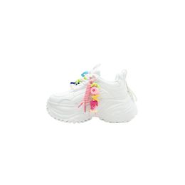 Buffalo Sneaker 'TURBO FUN' Damen Gr&ouml;&szlig;e 42 kiwi / pink / dunkelpink / wei&szlig;