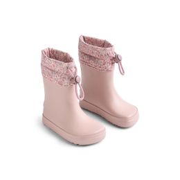 Stiefel Wheat "Wheat Barefoot Rubber Boot Zerro", Damen, Gr. 27, rose powder, unifarben, Schuhe Stiefel