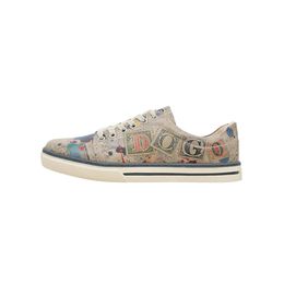 DOGO Sneaker low 'DOGO Sneaker - DOGO Stamp' Damen Gr&ouml;&szlig;e 41 beige