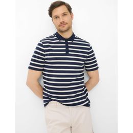 Poloshirt Brax "Style PACO", Herren, Gr. L (52), navy, 95% Baumwolle, 5% Elasthan, Shirts