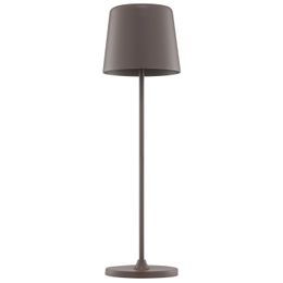 Brilliant LED Tischleuchte "Kaami - mobile LED Au&szlig;en Tischlampe", kaffee, &Oslash; 10cm H: 37cm, 1 Stk., Leuchten, mobile LED Au&szlig;en Tischlampe, 37 cm, 310 lm, Touchdimmer, USB, LED Tischleuchte