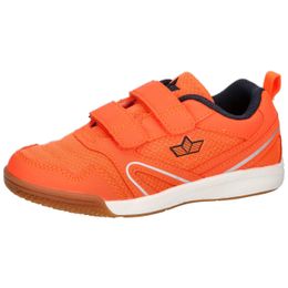 Hallenschuh Lico "Sportschuh Boulder V", M&auml;dchen, Gr. 37, orange, Synthetik, Schuhe Hallenschuh