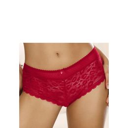 Panty Vivance, Damen, Gr. 40/42, rot, Microtouch, Obermaterial: 88% Polyamid, 12% Elasthan, figurbetont, Unterhosen Panty, aus Spitze in Leo-Optik und weichem Mesh-Material