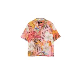 Desigual Bluse Damen Gr&ouml;&szlig;e S oliv / lila / orange / rosa