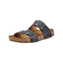 Hausschuh Haflinger "Haflinger Hausschuhe Leder", Herren, Gr. 38, marine, Leder, Schuhe Hausschuh