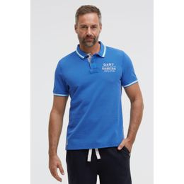 Poloshirt Gaastra, Damen, Gr. S, blau horizon, Piqu&eacute;, Material: 100% Baumwolle, bedruckt, bestickt, regular fit normal, hoch geschlossener Ausschnitt, eingesetzt B&uuml;ndchen, Shirts, aus Baumwolle