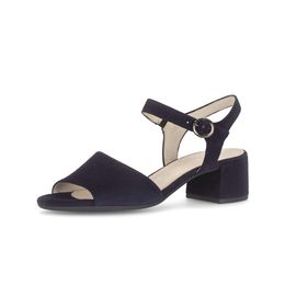 Riemchensandale Gabor "Riemchensandale", Damen, Gr. 42, blau, Schuhe Riemchensandale