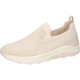 Waldl&auml;ufer Slip-On Sneaker WALDL&Auml;UFER "H-CHARLIE", Damen, Gr. 5,5 (38,5), hellbeige, Textil, unifarben, Schuhe, Schlupfschuh, Slipper in veganer Verarbeitung, H-Weite