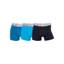 Boxershorts CR7 "Boxershort 3er Pack", Herren, Gr. L, blau (t&uuml;rkis, schwarz), Obermaterial: 95% Baumwolle CO. 5% Elasthan EL., Unterhosen