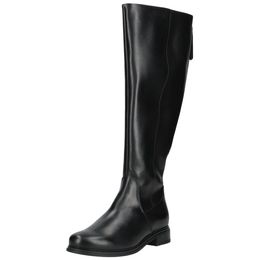 Stiefel Gabor COMFORT "Gabor Comfort Stiefel Leder", Damen, Gr. 38, schwarz, Leder, Schuhe Stiefel