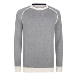 Rundhalspullover FELIX HARDY "Basic-Pullover mit Rundhalsausschnitt", Herren, Gr. XL, ecru, 100% Baumwolle, Pullover Rundhalspullover