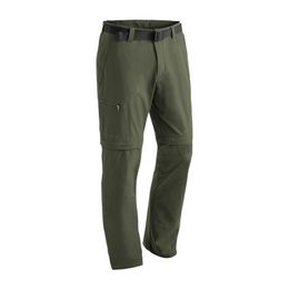 Outdoorhose Maier Sports "Tajo", Herren, Gr. 54, Normalgr&ouml;&szlig;en, gr&uuml;n (moosgr&uuml;n), 90% Polyamid, 10% Elasthan, Hosen Outdoorhose, Herren Zip-Off Wanderhose, atmungsaktive Trekkinghose, Regular Fit