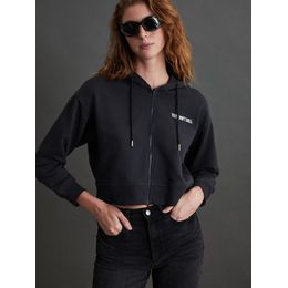 Grimelange Sweatjacke Damen Gr&ouml;&szlig;e L lila