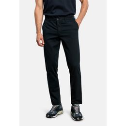 Stoffhose OLYMP "OLYMP Chino, modern fit", Herren, Gr. 31, L&auml;nge 32, marine, 67% Baumwolle, 24% Lyocell, 7% Polyester, 2% Elasthan, Hosen Stoffhose