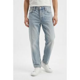 Jack & Jones Loose-fit-Jeans JACK & JONES "JJIEDDIE JJORIGINAL", Herren, Gr. 29, L&auml;nge 32, blau denim, Denim/Jeans, Obermaterial: 100% Baumwolle, Abriebeffekte, loose fit, Jeans