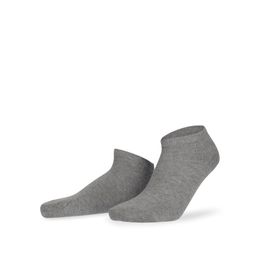 Sneakersocken Hudson "ONLY 2-PACK", Herren, Gr. 43-46, silber, Baumwollmischung, normal, Socken Sneakersocken, Komfortbund mit weitem Fu&szlig;ausschnitt