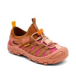 Slip-On Sneaker bisgaard "zion", M&auml;dchen, Gr. 32, cinnamon, Synthetik, Textil, Basic, Schuhe, Freizeitschuh mit Schnellverschluss, Gr&ouml;&szlig;enschablone zum Download