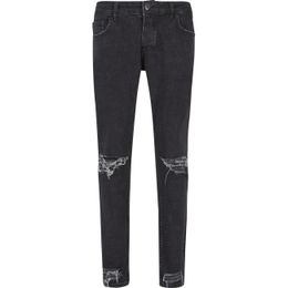 Bequeme Jeans 2Y Premium "2Y Premium Herren 2Y Skinny Fit Jeans", Herren, Gr. 32, Normalgr&ouml;&szlig;en, schwarz, 97% Baumwolle, 3% Elasthan, unifarben, Jeans