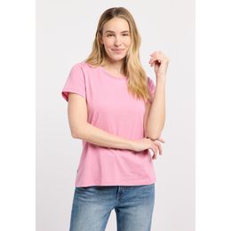 Kurzarmshirt Ragwear "MINTTA", Damen, Gr. M, marshmallow, Jersey, Obermaterial: 50% Baumwolle, 50% Polyester, unifarben, normal, Rundhals, Shirts, Klassischer Fit aus Single Jersey mit softem Finish